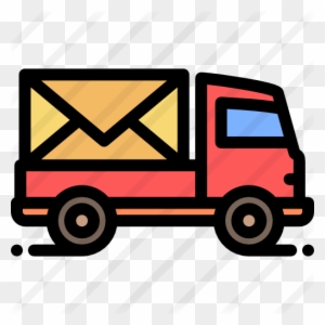 Mail Truck - 메일 아이콘 - Free Transparent PNG Clipart Images Download