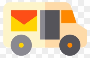 Mail Truck Free Icon - Van - Free Transparent PNG Clipart Images Download