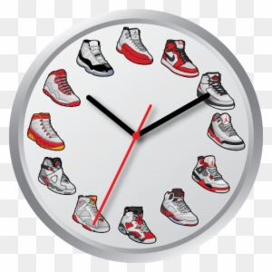 Jordan Wall Clock - Jordan Clock - Free Transparent PNG Clipart Images ...