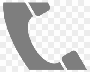 Grey Clipart Telephone - Phone Symbol Grey Transparent Background ...