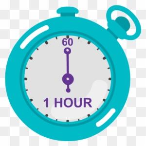 Course - 1 Hour On A Clock - Free Transparent PNG Clipart Images Download