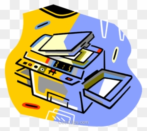 Photocopy Machine Royalty Free Vector Clip Art Illustration - Photocopy ...