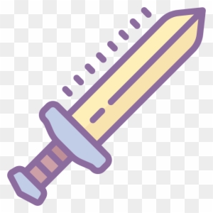 Sword Icon Png Blue - Free Transparent PNG Clipart Images Download