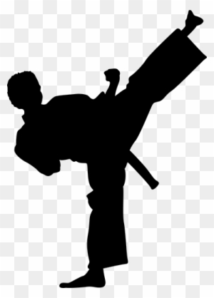 Wall Color Martial Arts Kick Silhouette Free Transparent Png