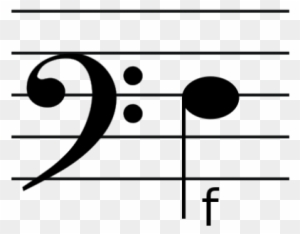 Percussion Clef With Note Pictures Png Images - F Bass Clef - Free ...