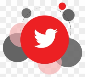 Twitter Website Icon Symbol Sign Logo Butt - Twitter Logo Red Png ...
