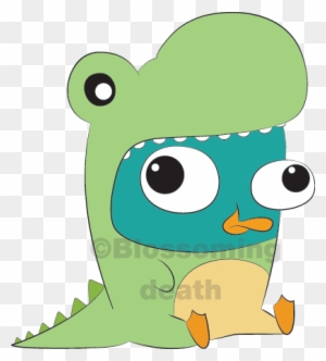 Baby Dino Perry By Blossomingdeath - Cartoon - Free Transparent PNG ...