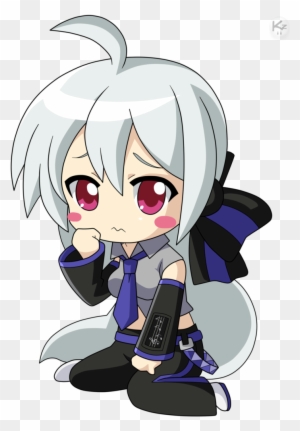 Chibi Haku Yowane By Krizeii - Haku Vocaloid - Free Transparent PNG ...