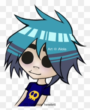 2d Gorillaz Transparent - 2d Gorillaz Plastic Beach - Free Transparent ...