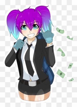 Kawaii Sticker By Aceofbros - Payday 2 Anime Art - Free Transparent PNG ...