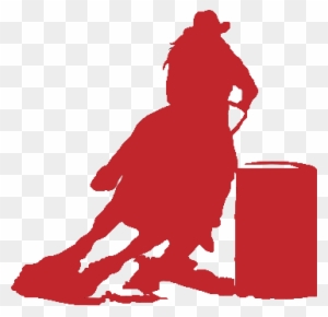Barrel Racing - Horse Barrel Racing Silhouette - Free Transparent PNG ...