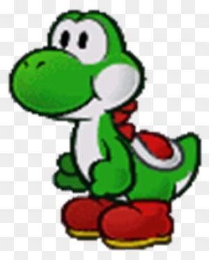 Paper Yoshi - Super Paper Mario Yoshi - Free Transparent PNG Clipart ...
