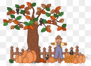 Animated Autumn Clipart - Fall Scarecrow - Free Transparent PNG Clipart ...