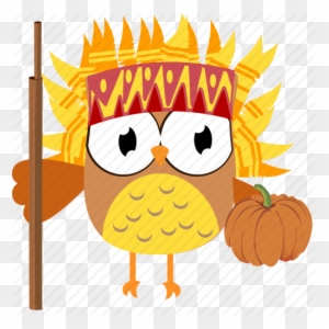 Autumn Owl Thanksgiving Clip Art - Fall Birds Clip Art - Free ...