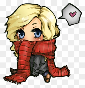 Drawn Scarf Chibi - Anime Scarf How To Draw - Free Transparent PNG ...