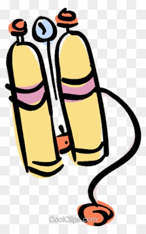 Oxygen Tank Royalty Free Vector Clip Art Illustration - Oxygen Tanks ...