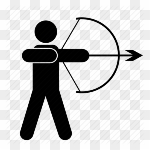Shooter Clipart Arrow - Arrow Shooting Icon - Free Transparent PNG ...
