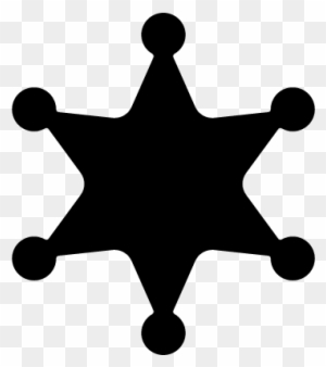 Sheriff Star Vector - Sheriff Star Icon - Free Transparent PNG Clipart ...