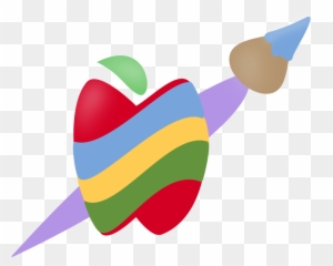 And Apple Bloom, Arts And Crafts - Mlp Cutie Mark With Apple - Free ...