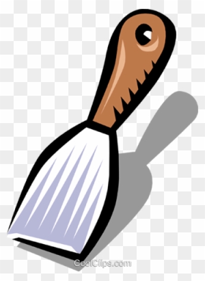Paint Scrapper Royalty Free Vector Clip Art Illustration - Paint ...