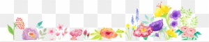 Header Flowers Bottom All 1 - Blogshop - Free Transparent PNG Clipart ...