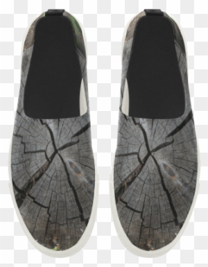 Dried Tree Stump Apus Slip-on Microfiber Men's Shoes - Slip-on Shoe ...