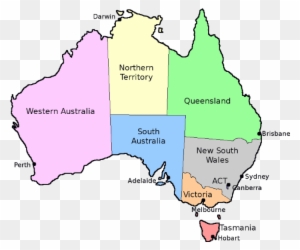 Map Of Australia With States Territories And Capital - Map Australia ...