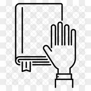 Oath Book Icon - Hand Taking Oath Png - Free Transparent PNG Clipart ...