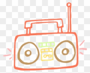 Cassette Player Tape Retro Audio Stereo Te - Boombox Clip Art - Free ...