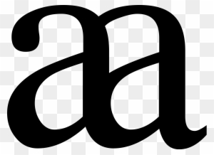 Open - Aa Letter - Free Transparent PNG Clipart Images Download