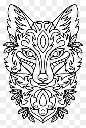 Fox Line Art - Fox Line Art - Free Transparent PNG Clipart Images Download