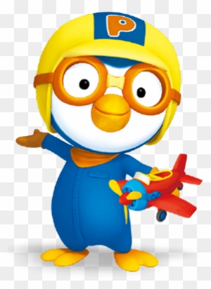 Pororo Holding A Toy Plane - Pororo The Little Penguin - Free ...