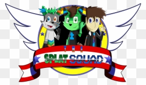 The Splat Squad Logo Ver 2 By Scfofficial - Sonic The Hedgehog Logo ...