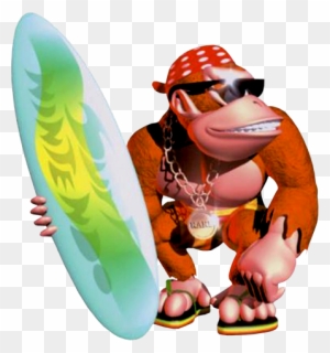 Funky Kong - Funky Kong Mario Kart Wii - Free Transparent PNG Clipart ...