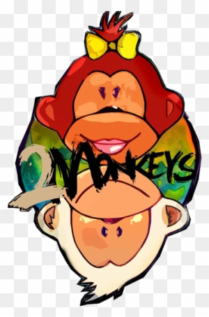 Two Monkeys - Two Monkeys Travel Group Logo - Free Transparent PNG ...
