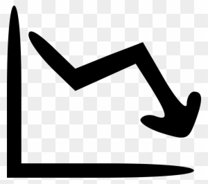 Graph Clipart Arrow Png - Arrow Going Down Png - Free Transparent PNG ...