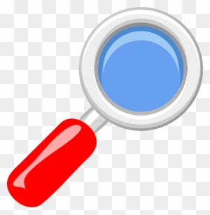 Red Magnifying Glass - Red Magnifying Glass Clipart - Full Size PNG ...