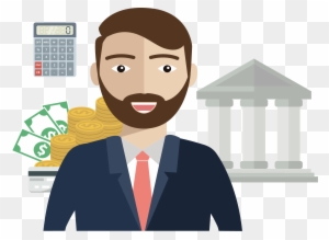 Banker - Bank Entrepreneur - Banker Vector - Free Transparent PNG ...