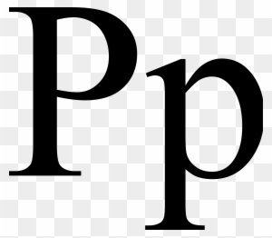 Rho Greek Letter - Free Transparent PNG Clipart Images Download