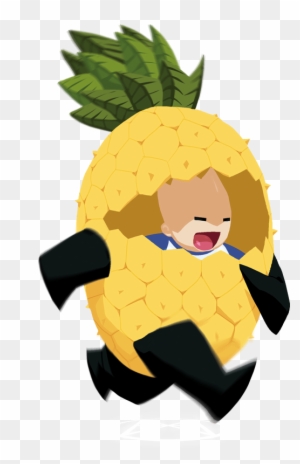 Pineapple Run By Thechamba - Cartoon - Free Transparent PNG Clipart ...