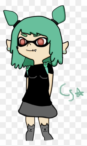 Inkling Girl By Coldsoul66 - Deviantart - Free Transparent PNG Clipart ...