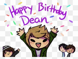 Dean Birthday - Happy Birthday Dean Art - Free Transparent PNG Clipart ...