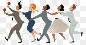 Conga Dance - Conga Line Clip Art - Free Transparent PNG Clipart Images ...