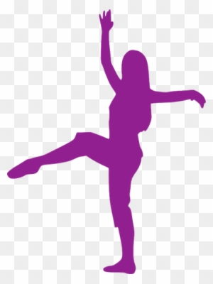 Violet Ballerina Silhouette Public Domain Vectors - Dance Silhouette ...