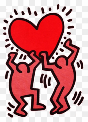 Multicolored Keith Haring Styled Figures Dancing - Keith Haring Iphone ...