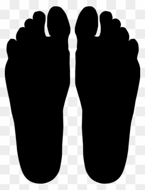 Left Foot Footprint Silhouette Transparent Png - Purple Footsteps ...