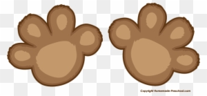 Teddy Bear Paw Print Clip Art