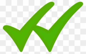 Green Tick Clipart Double - Check Free Icon - Free Transparent PNG ...