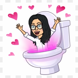 Everything Was Not Coming Up Roses Or Hearts In Fact - Toilet Bitmoji ...