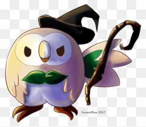 Oc Arthalloween Rowlet Doodle I Did, Happy October - Halloween Rowlet ...